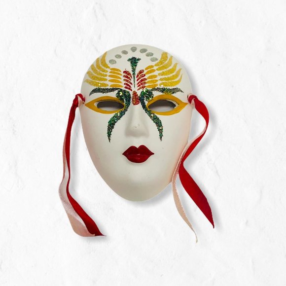 Accents | 4 Ceramic Decorated Xsmed Masks | Poshmark